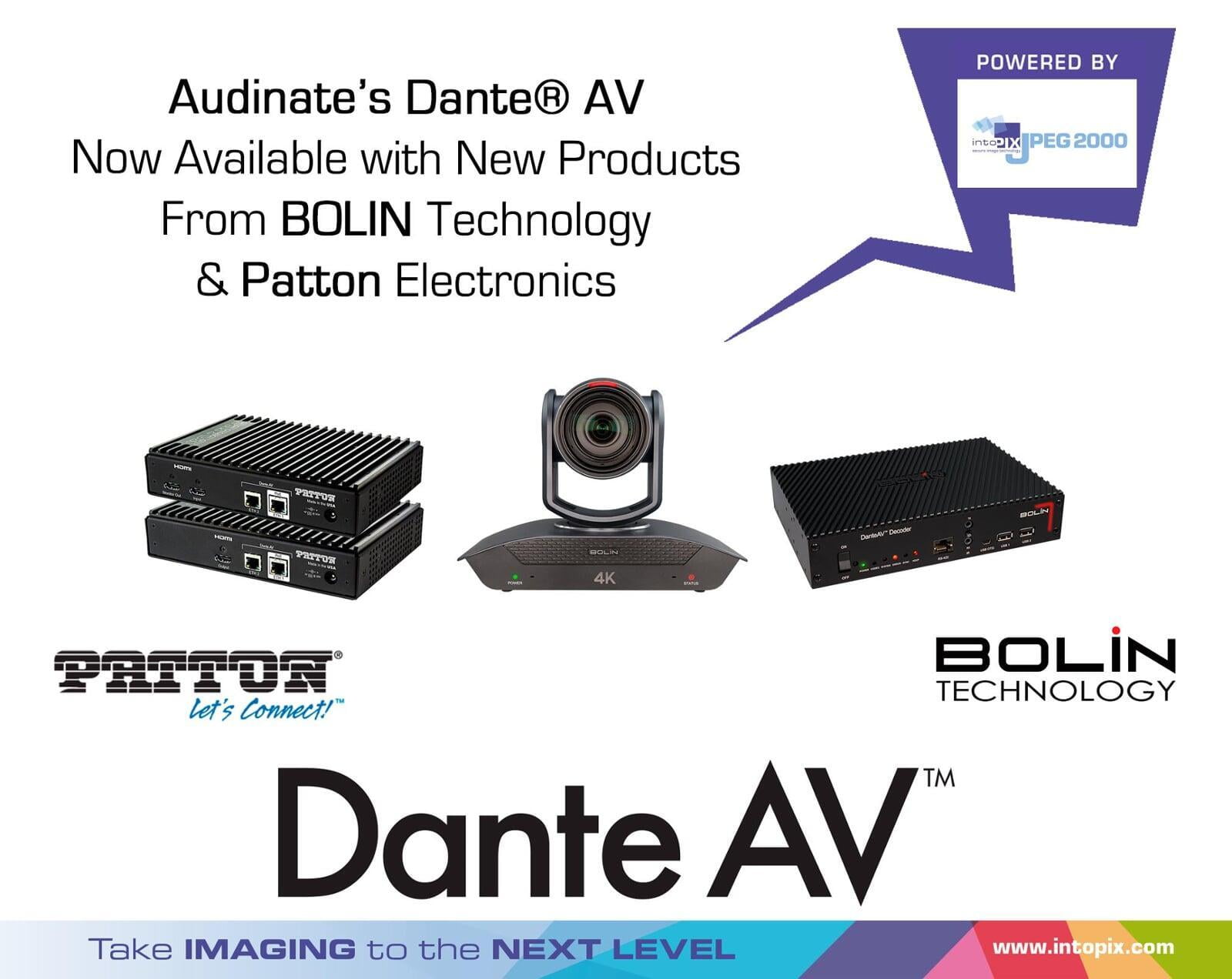 New Dante® AV Products from BOLIN Technology and Patton Electronics Now ...