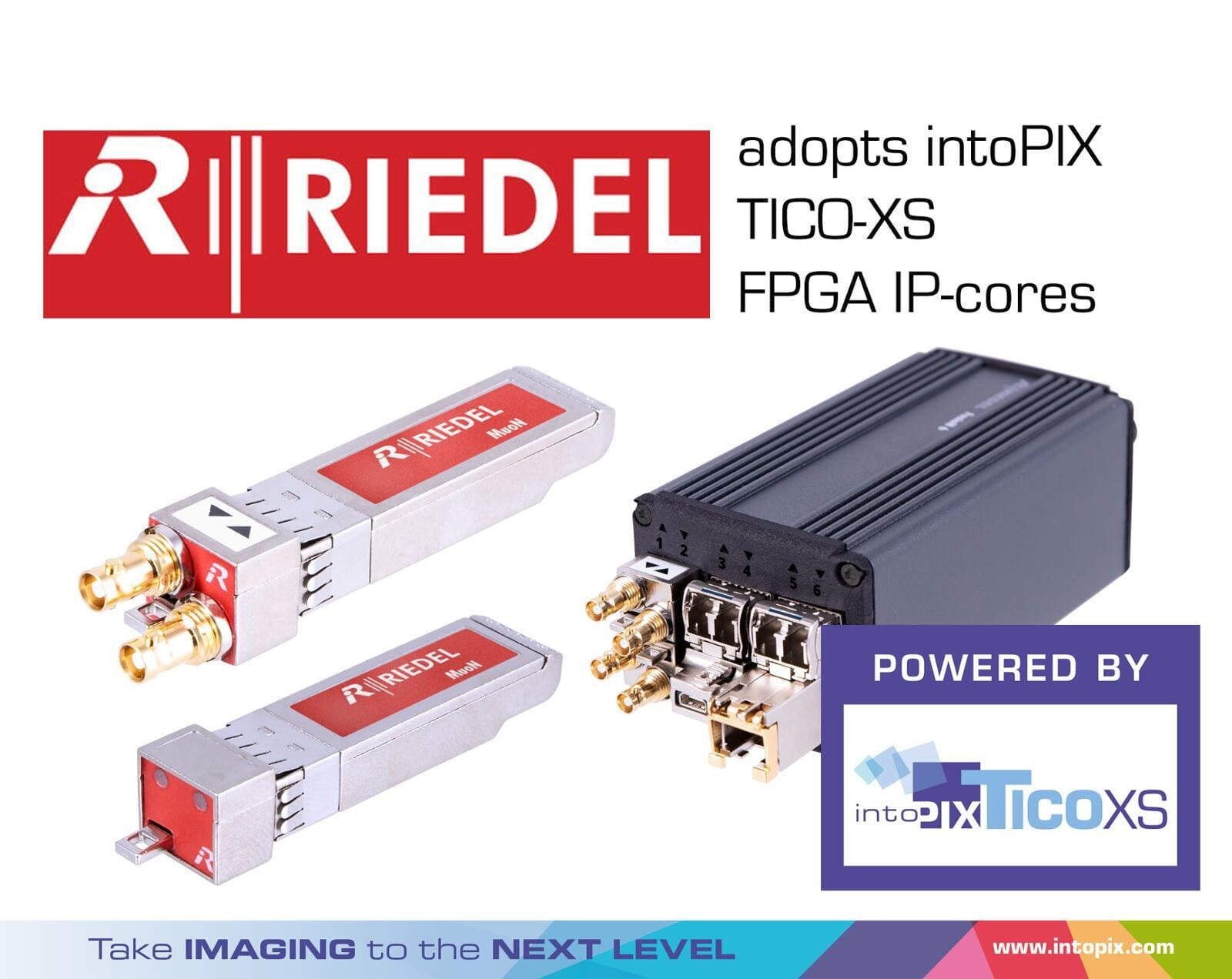 Riedel has integrated the new TICO-XS solution | intoPIX