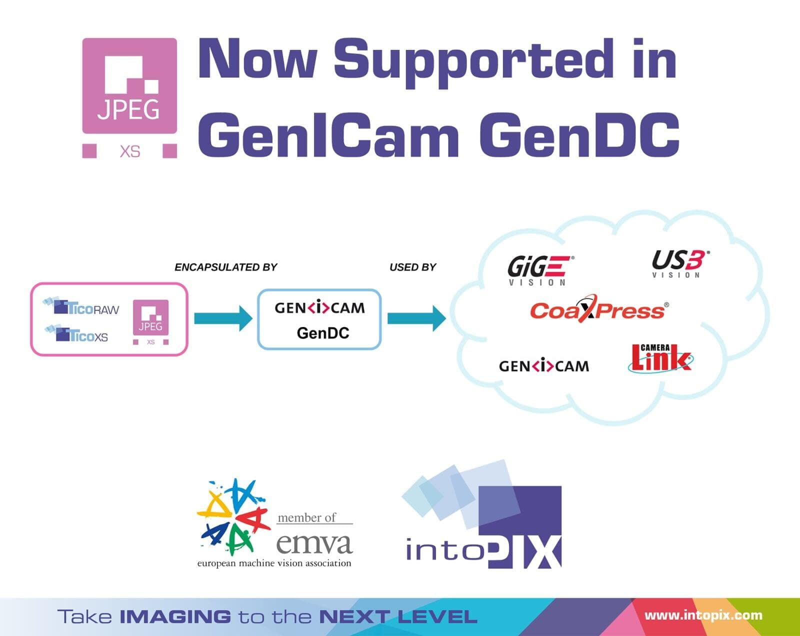 JPEG XS Joins GenICam, a Machine Vision Standard Managed by EMVA | intoPIX